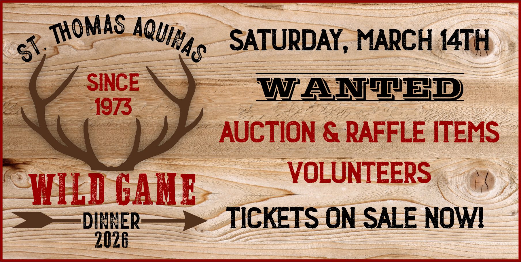 Wild Game Dinner Logo
